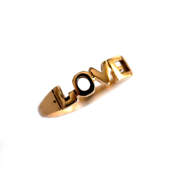 Gold Glorious Gold: LOVE Ring 1972 – Baroque Rocks